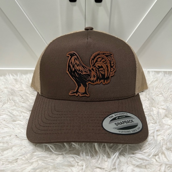 Yupoong | Accessories | Laser Engraved Trucker Snapback Hat Rooster ...